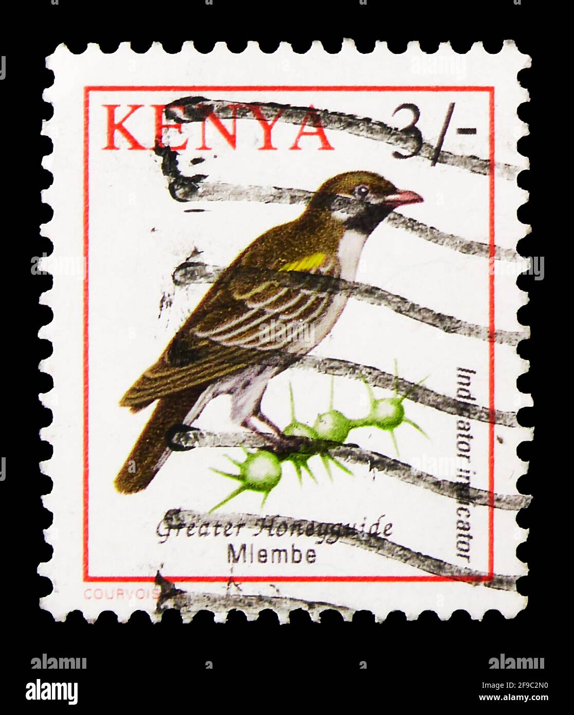 MOSCOW, RUSSIA - SEPTEMBER 24, 2019: Postage stamp printed in Kenya ...