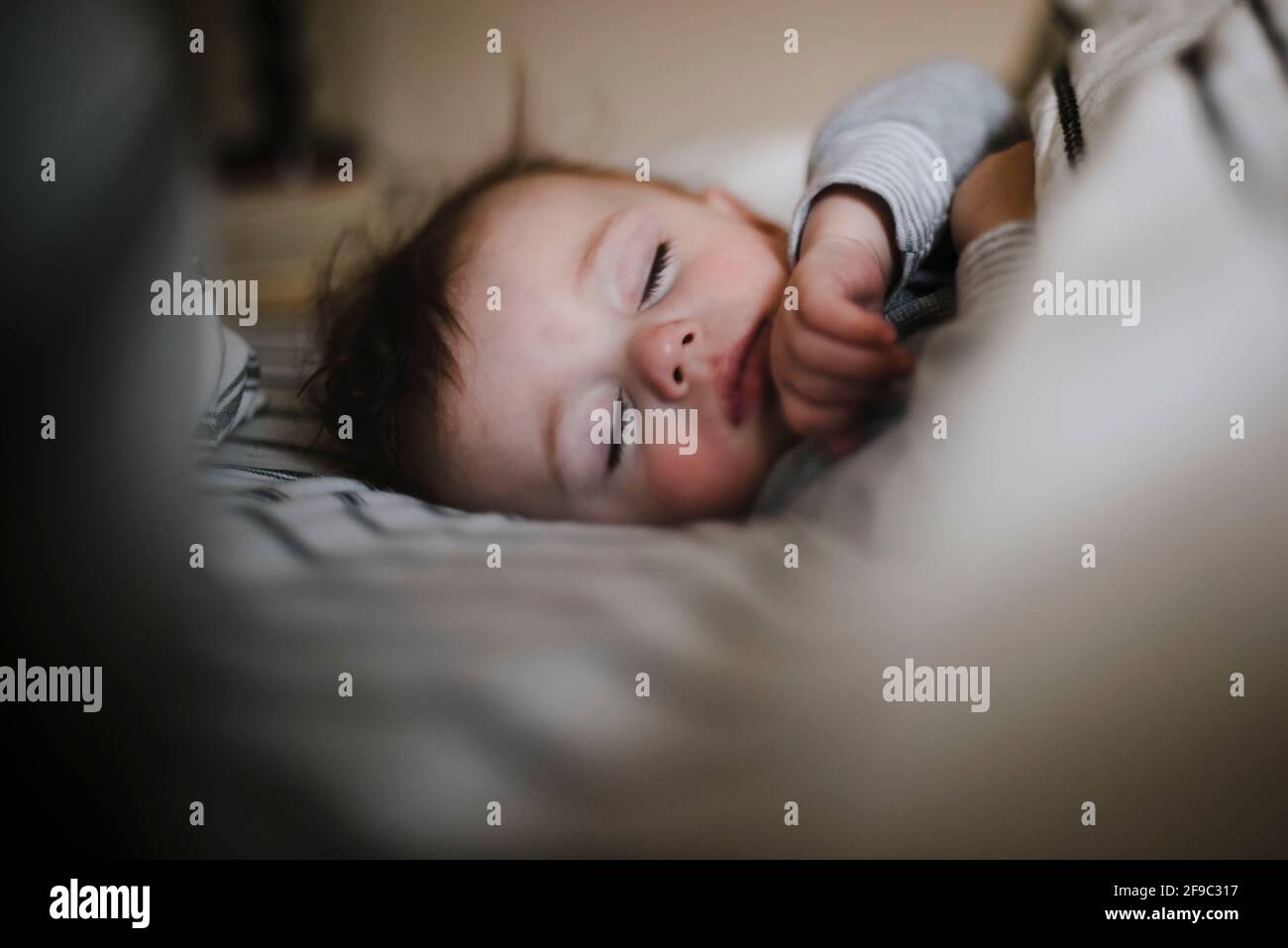 Cute white boy peacefully hi-res stock photography and images - Alamy