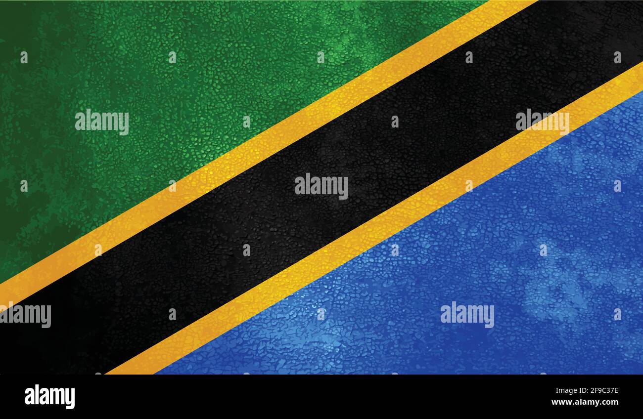 The flag of the African country Tanzania Stock Vector Image & Art - Alamy