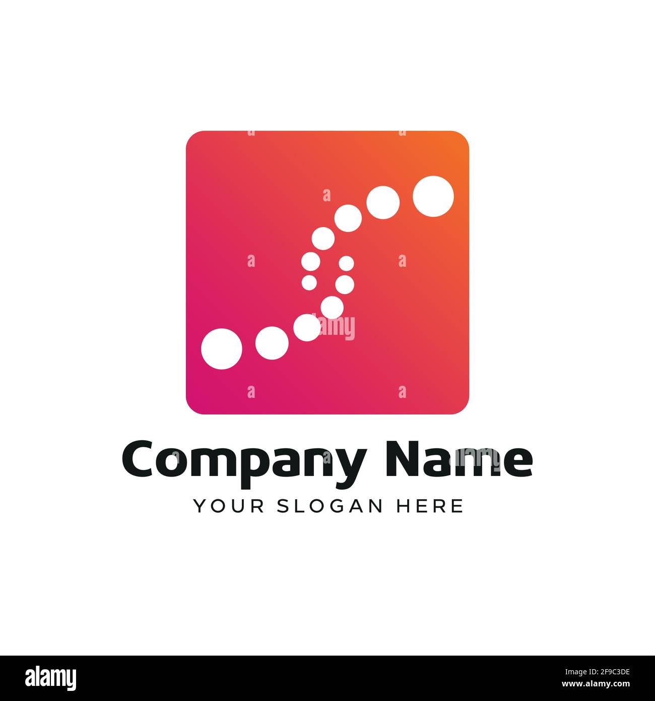 Technology logo, computer and data related business, hi-tech and ...