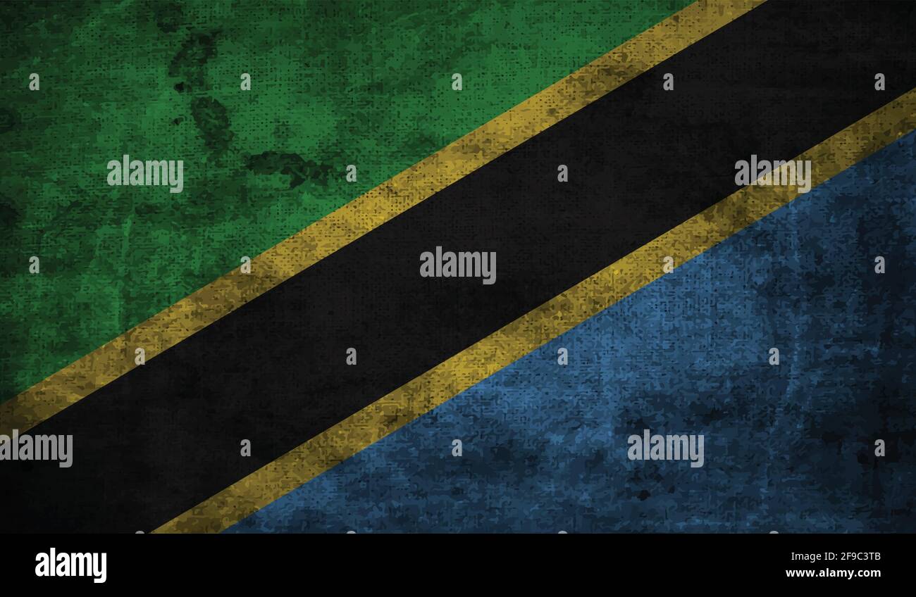 The flag of the African country Tanzania Stock Vector Image & Art - Alamy