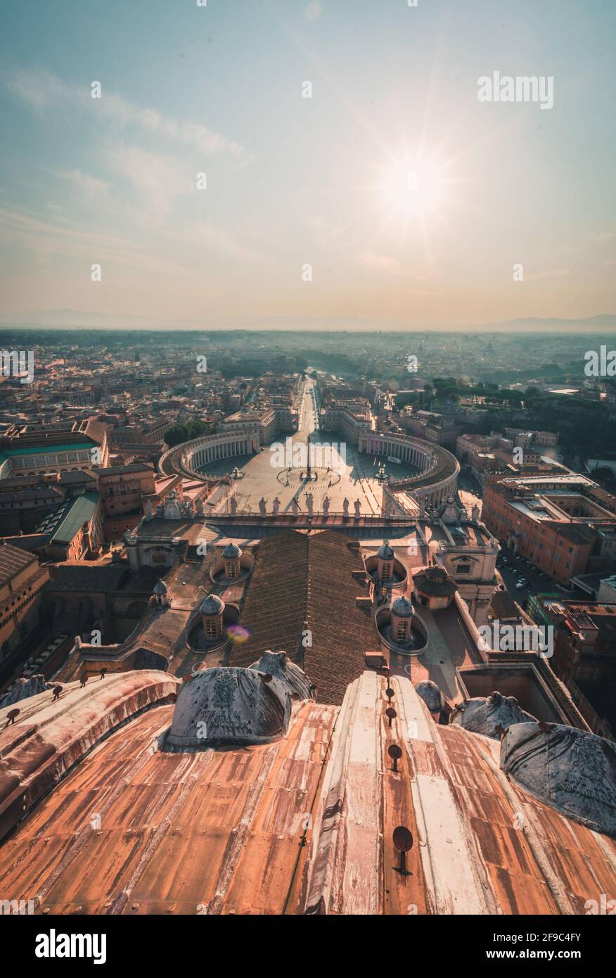 Aerial view of the vatican hi-res stock photography and images - Alamy