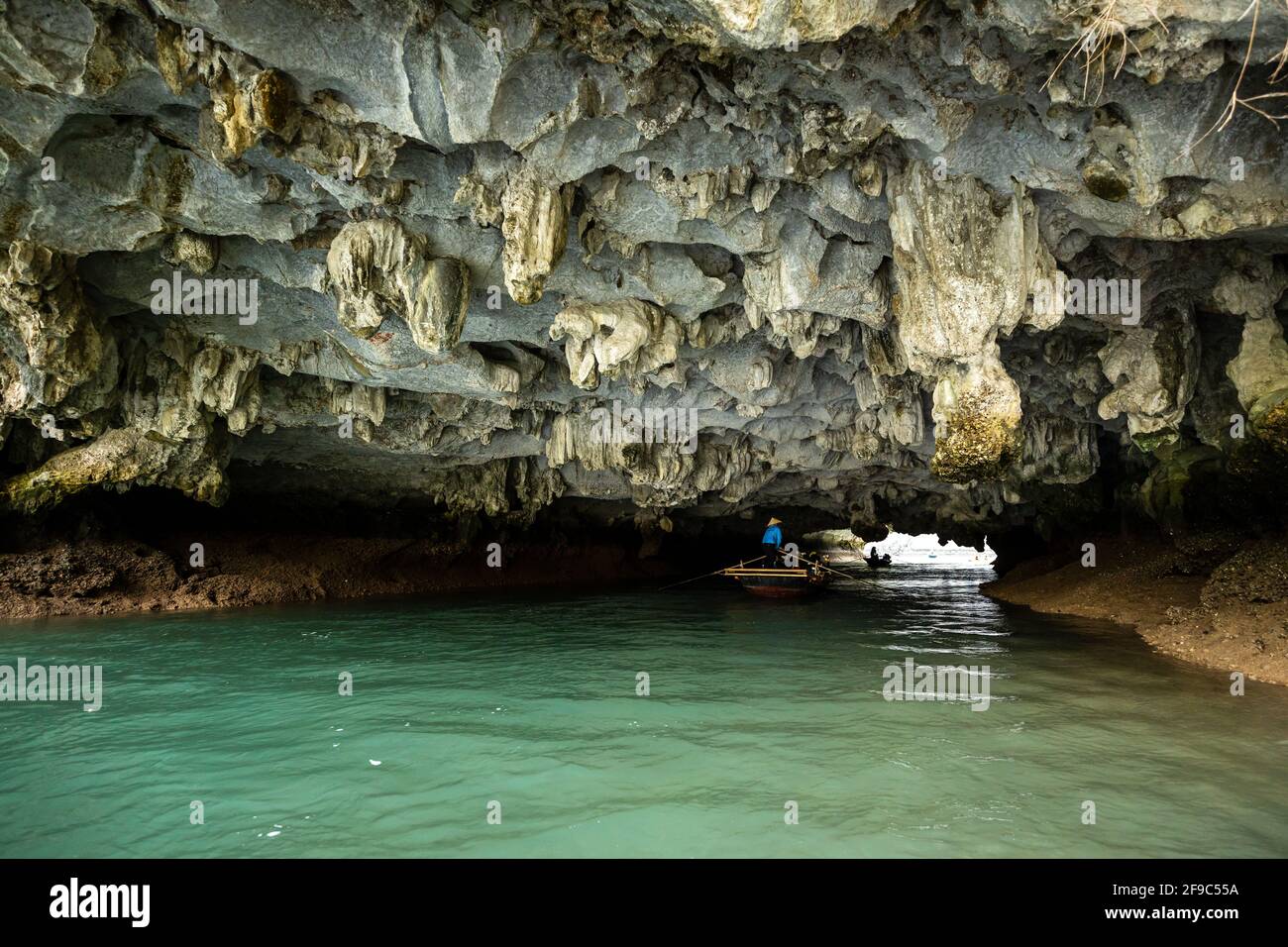 The Luon Cave of the Ha Long Bay in Vietnam Stock Photo - Alamy