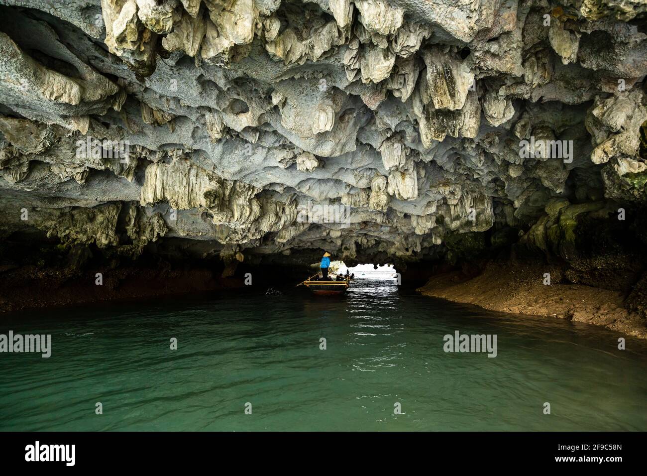 The Luon Cave of the Ha Long Bay in Vietnam Stock Photo - Alamy