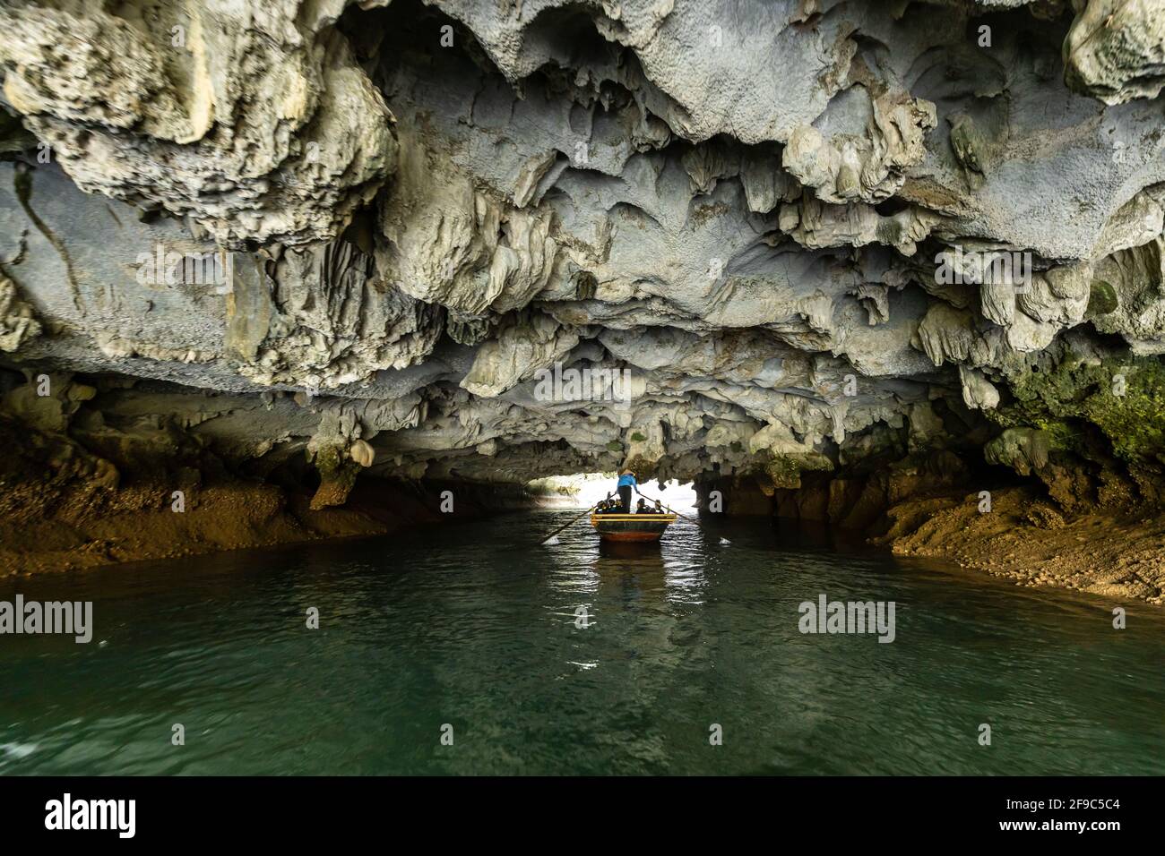The Luon Cave of the Ha Long Bay in Vietnam Stock Photo - Alamy