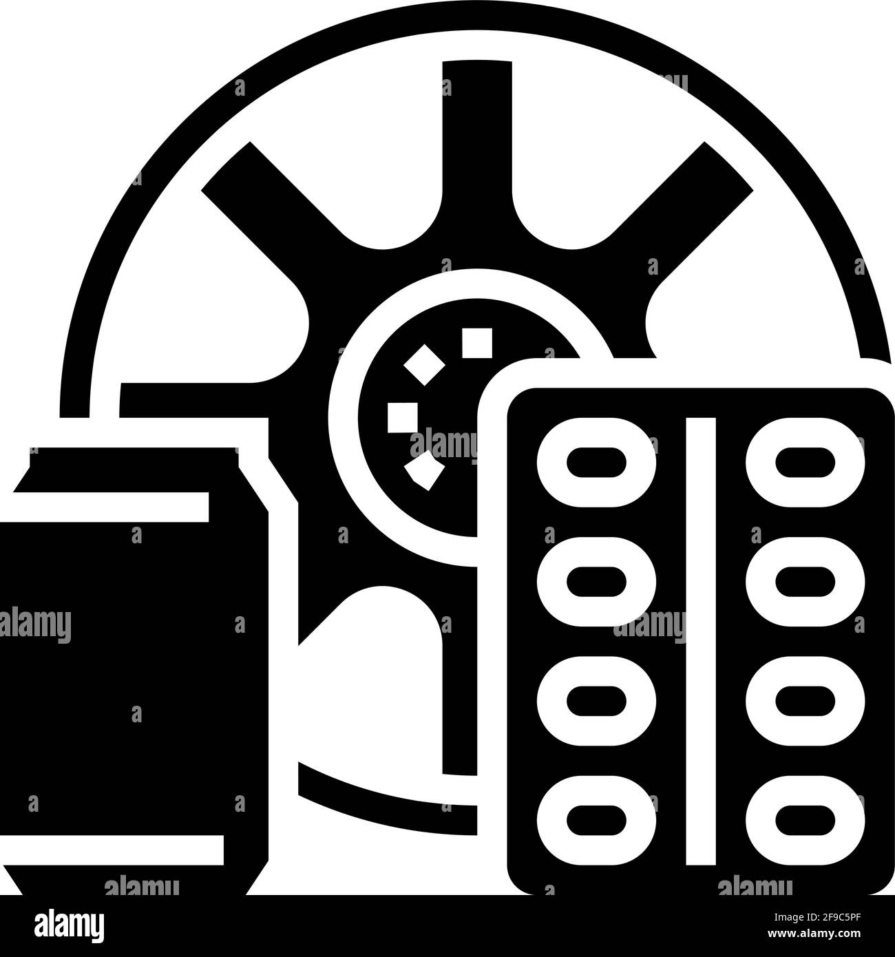 products from aluminium line icon vector illustration Stock Vector ...