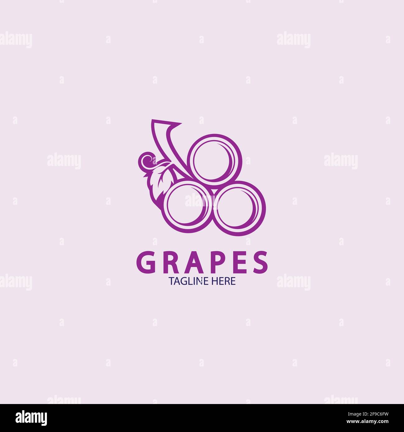 Vineyard table grapes in Stock Vector Images - Alamy