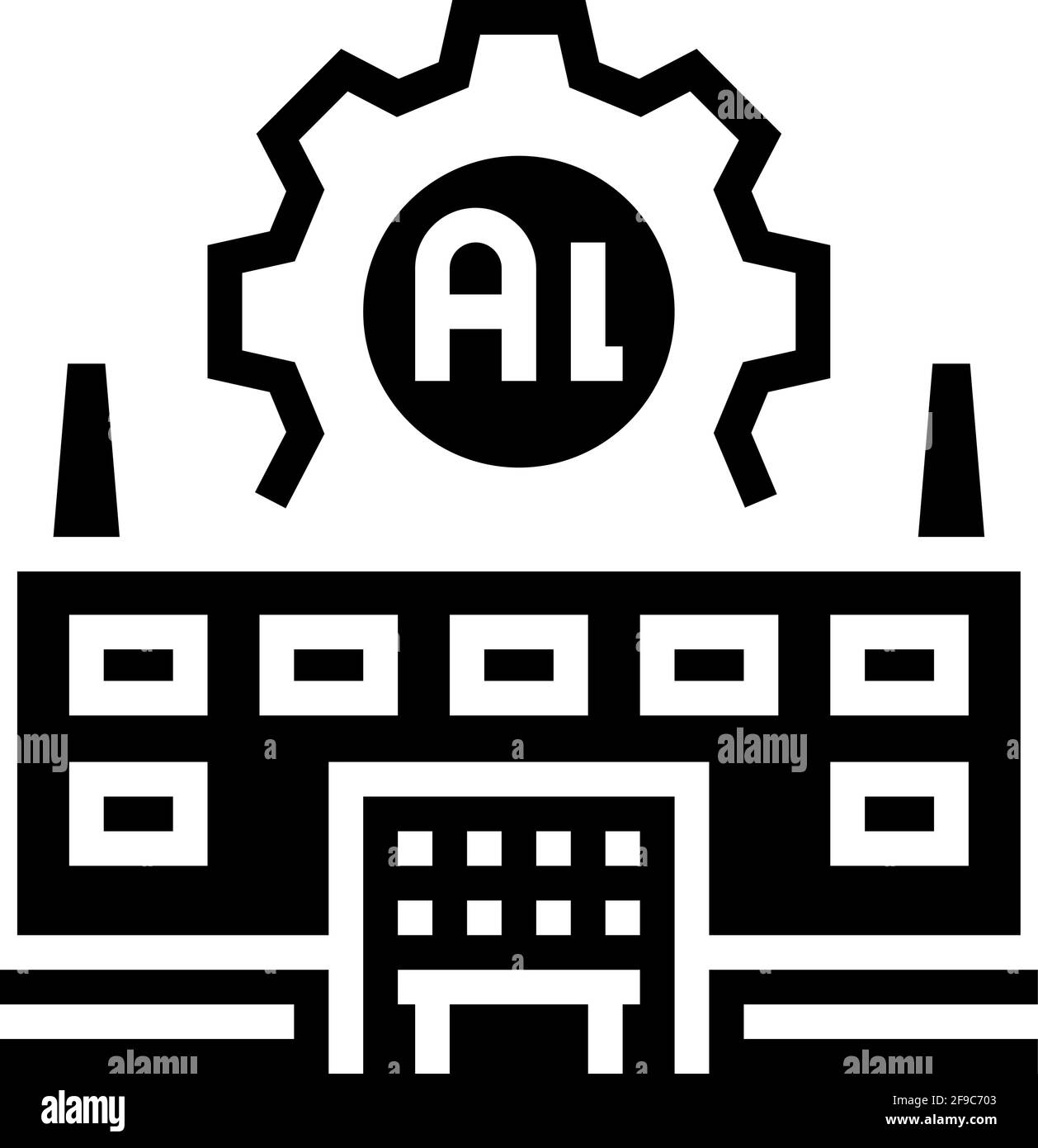 Aluminium processing plant Stock Vector Images - Alamy