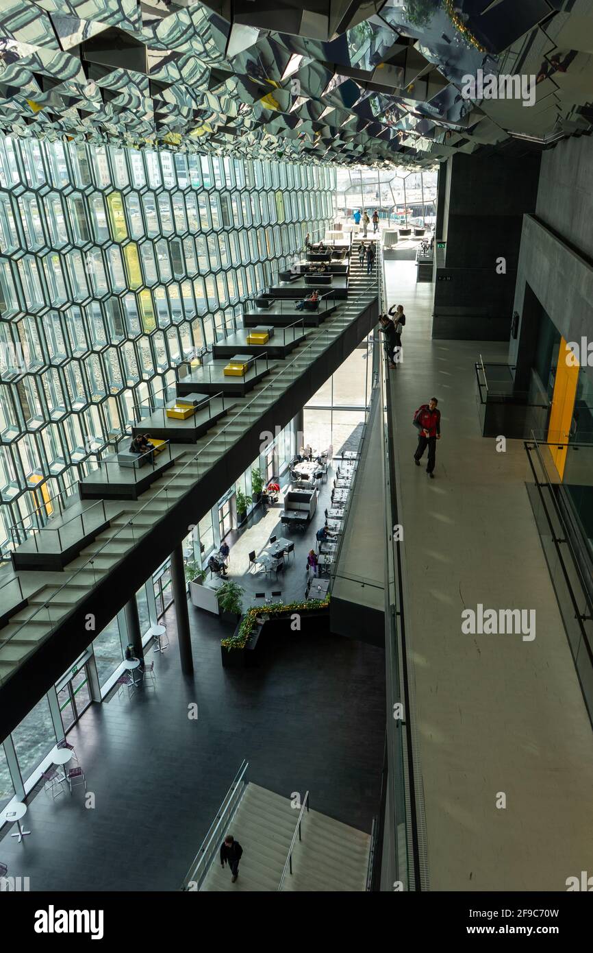 Icelandic Opera - Islenska Operan - Interior Stock Photo - Alamy