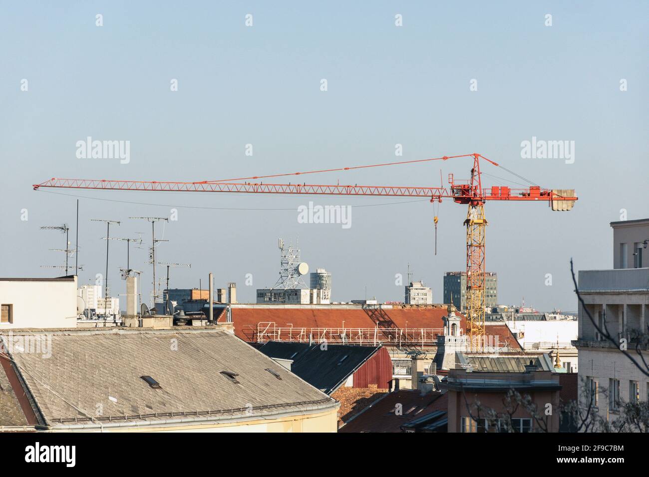 Construction beam on crane hi-res stock photography and images - Alamy