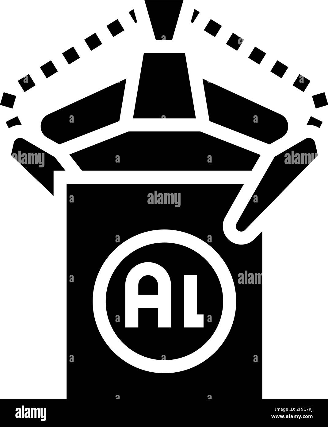 carrying aluminium production in plant line icon vector illustration ...