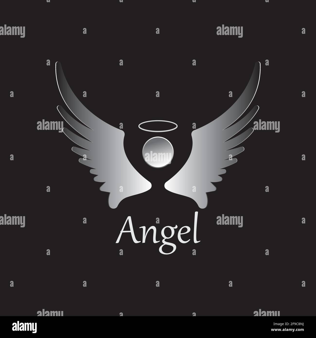 Angel Logo Vector