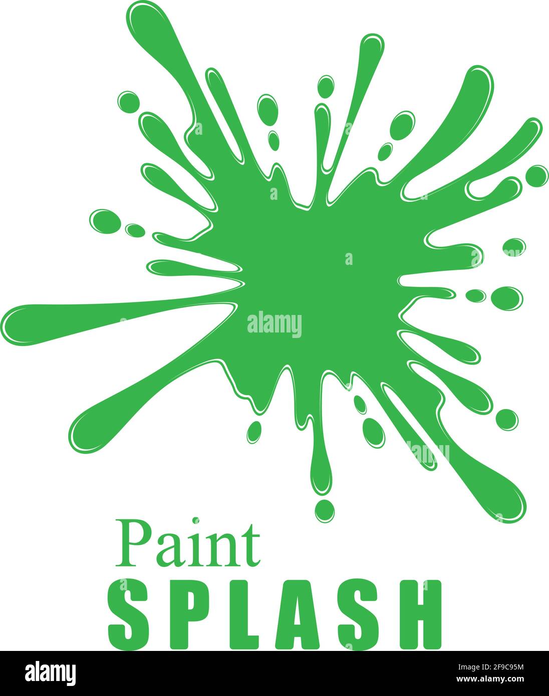 Vector illustration of color paint splashes Stock Vector Image & Art ...