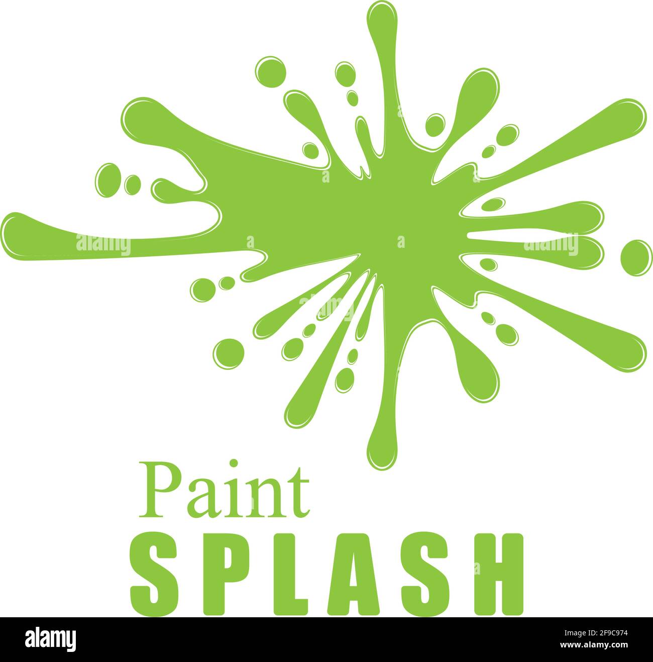 Vector illustration of color paint splashes Stock Vector Image & Art ...