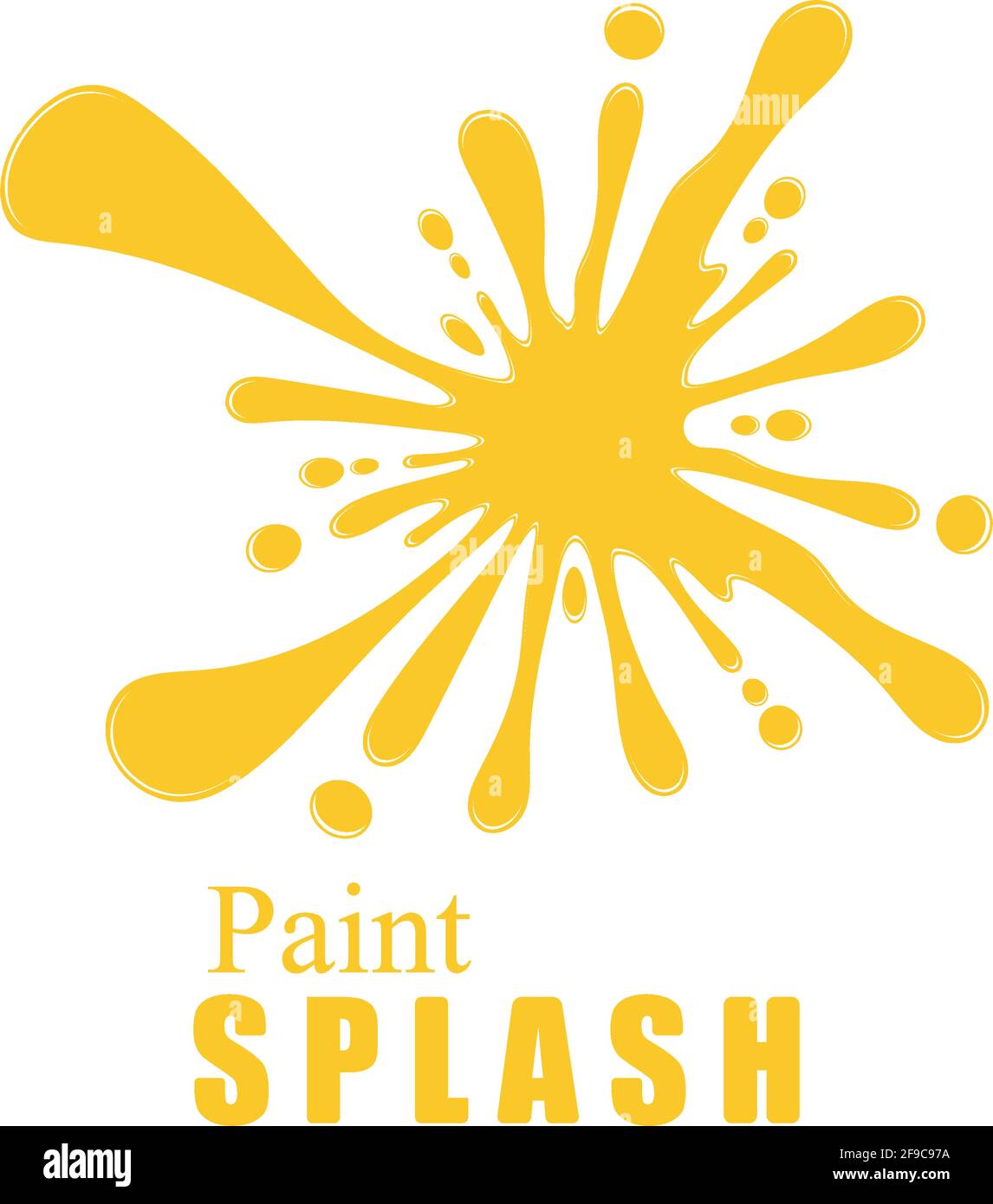 Vector illustration of color paint splashes Stock Vector Image & Art ...