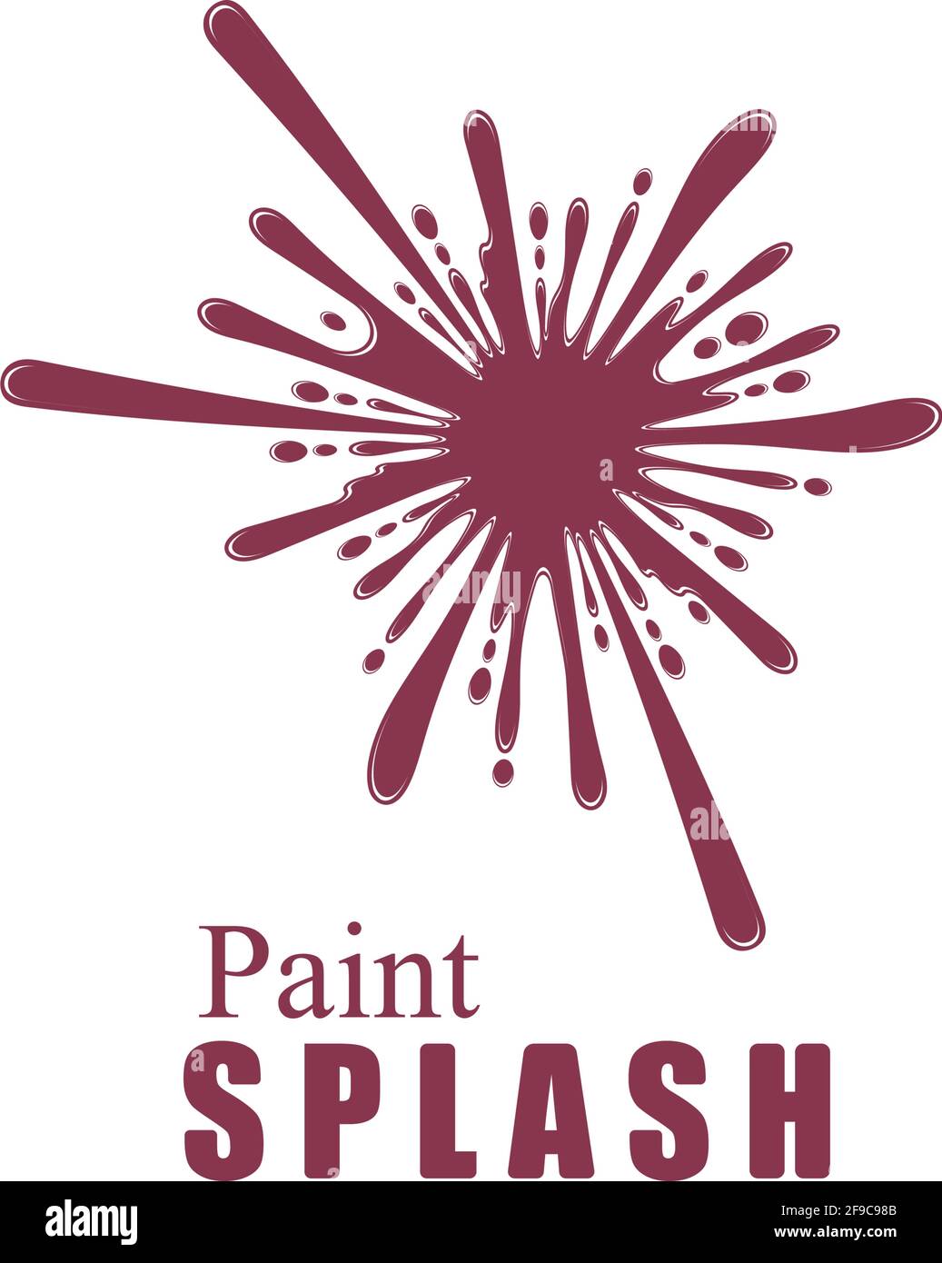 Vector illustration of color paint splashes Stock Vector Image & Art ...
