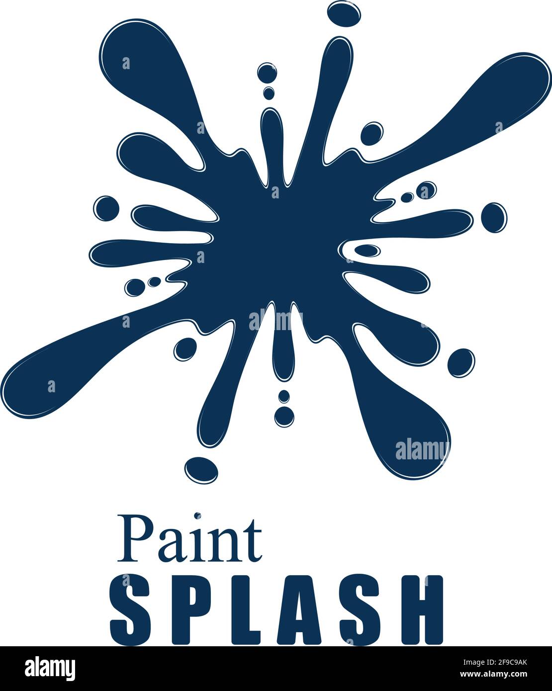 Vector illustration of color paint splashes Stock Vector Image & Art ...