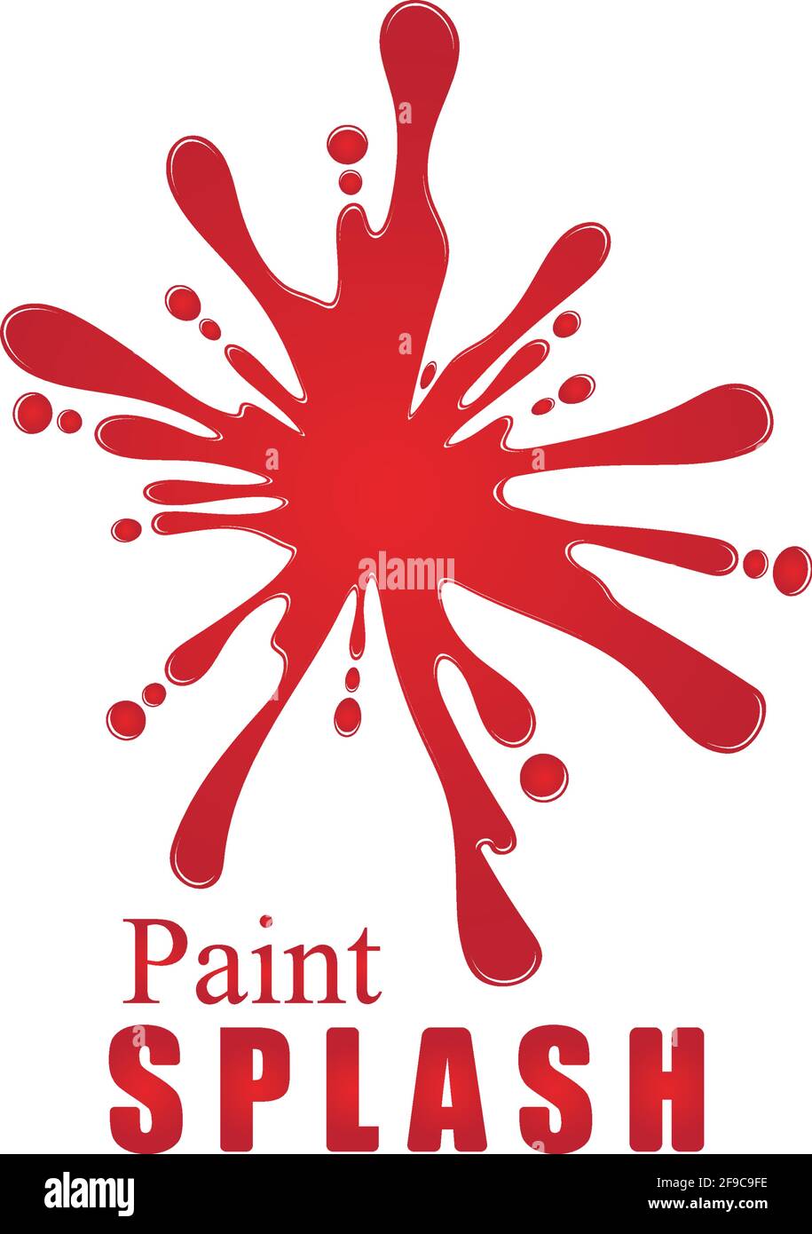 Vector illustration of color paint splashes Stock Vector Image & Art ...