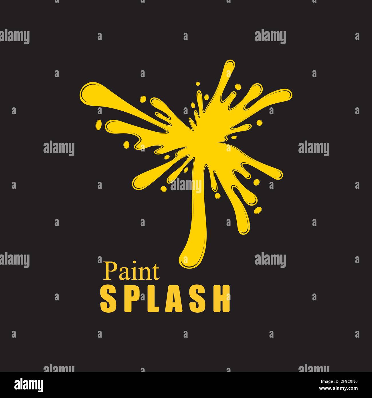 Vector illustration of color paint splashes Stock Vector Image & Art ...