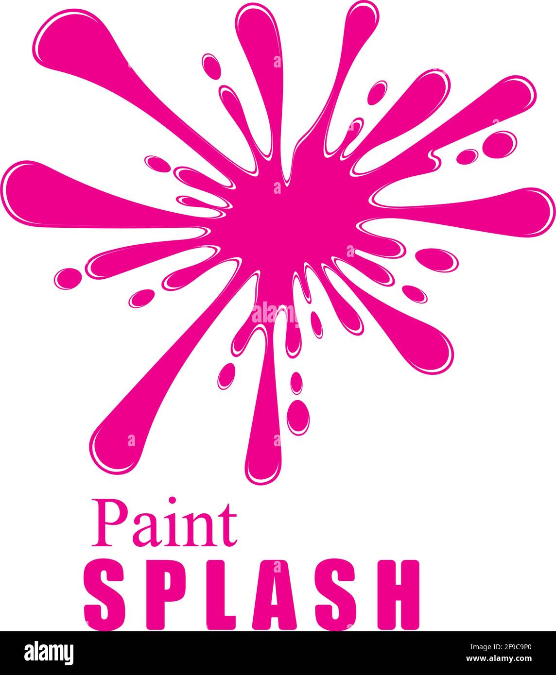 Vector illustration of color paint splashes Stock Vector Image & Art ...