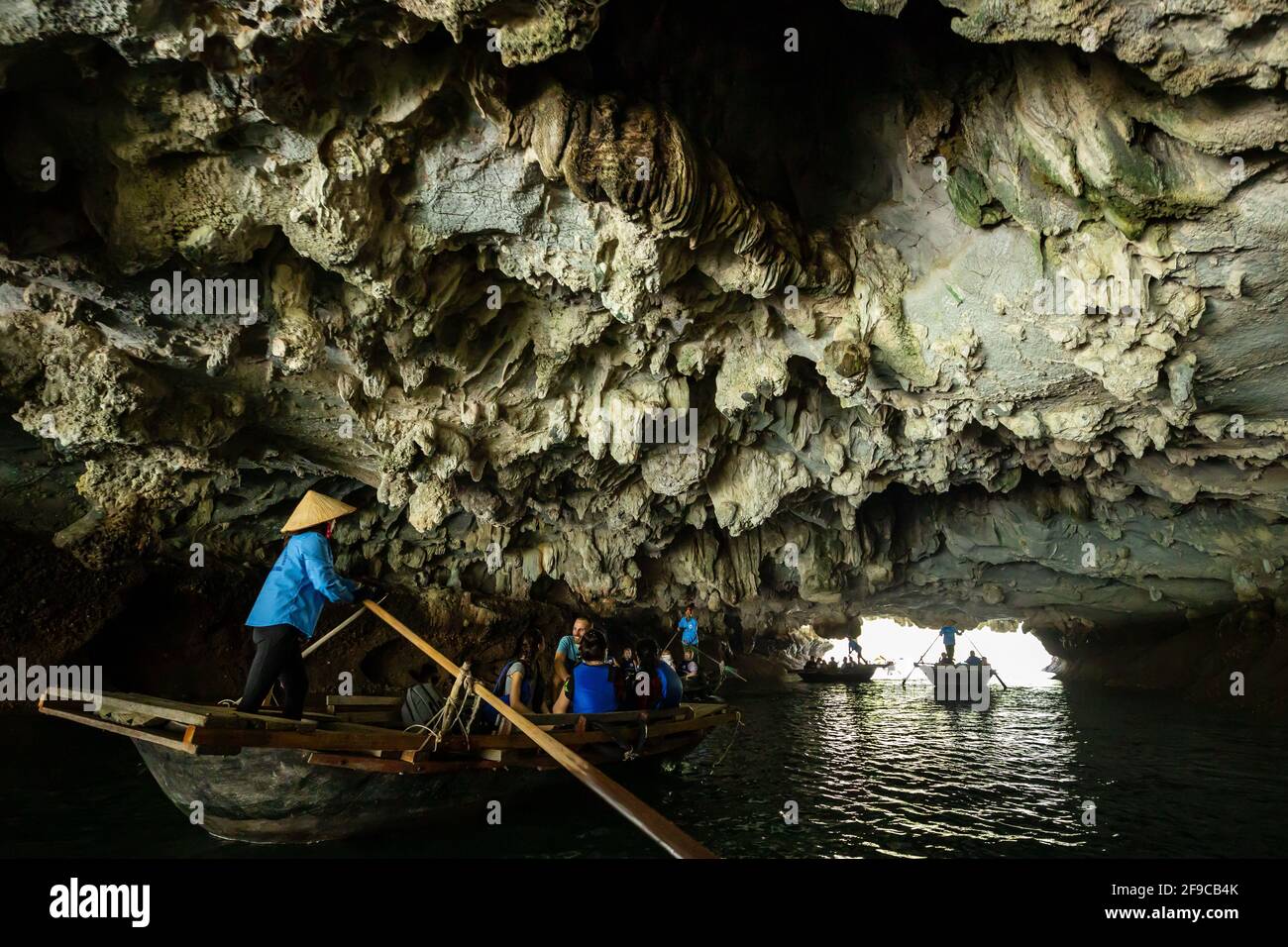 The Luon Cave of the Ha Long Bay in Vietnam Stock Photo - Alamy