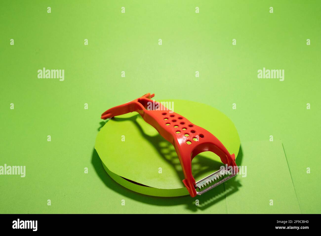vegetable cleaning tool equipment knife isolated chroma key Stock Photo ...