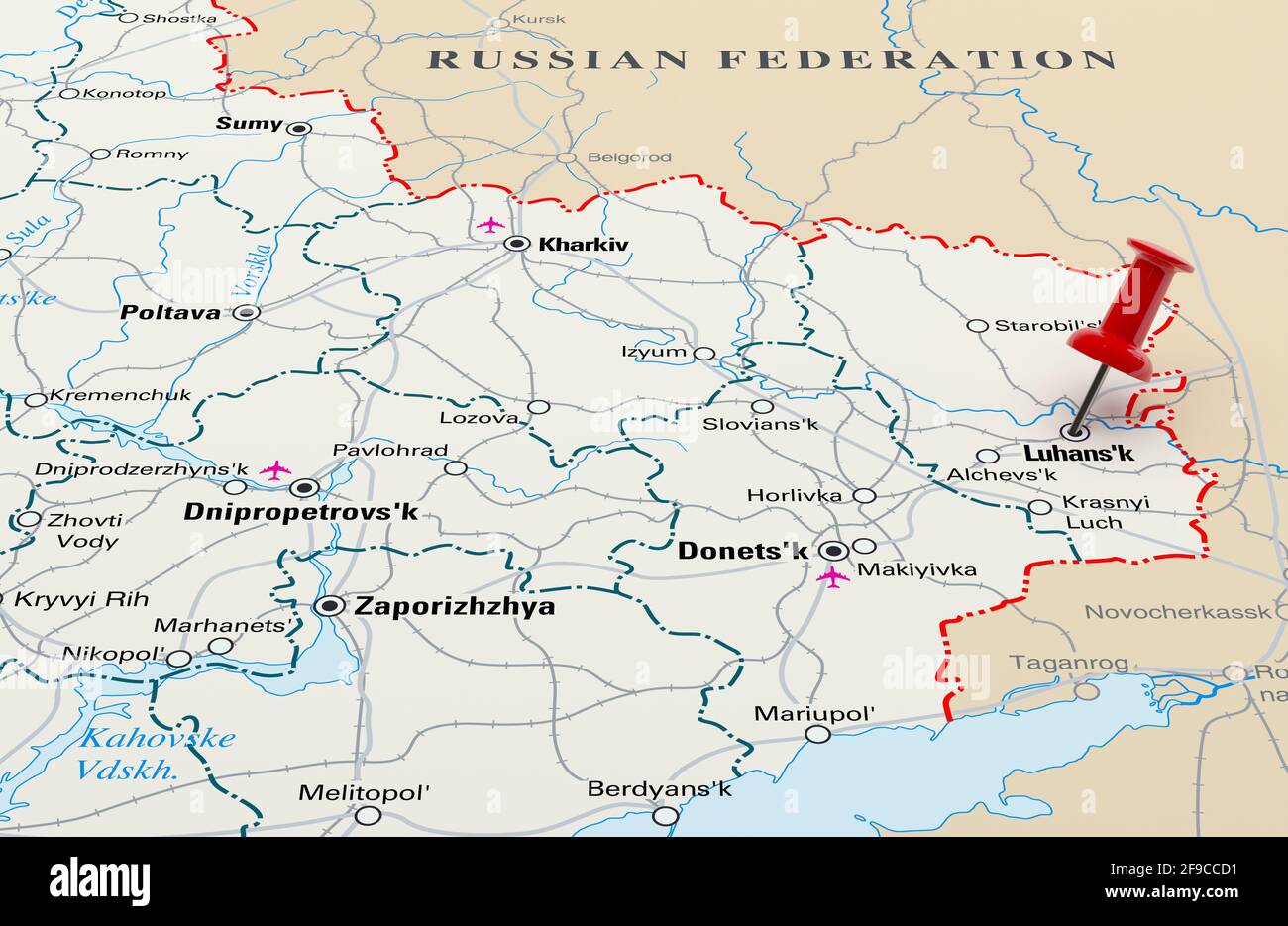 Luhansk Map High Resolution Stock Photography and Images - Alamy