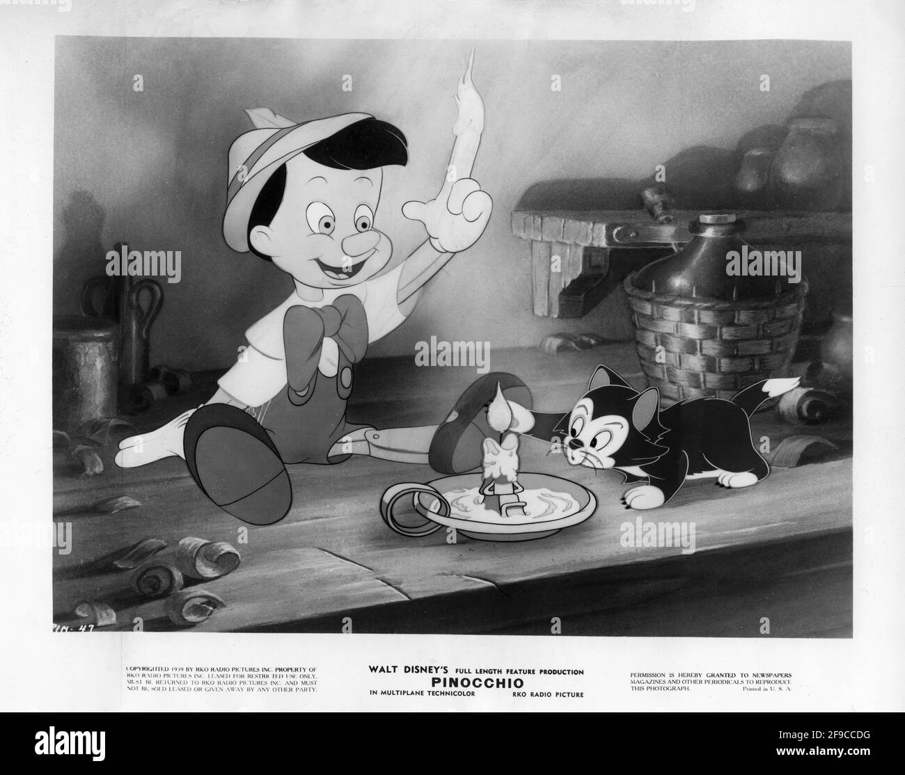 WALT DISNEY'S PINOCCHIO 1940 directors Norman Ferguson T.Hee Wilfred ...
