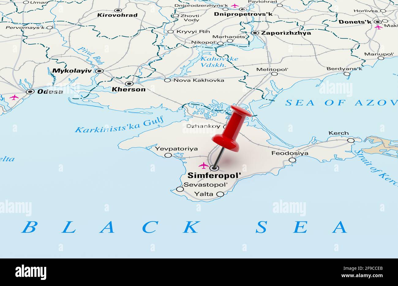 Ukrainia Sevastopol Map