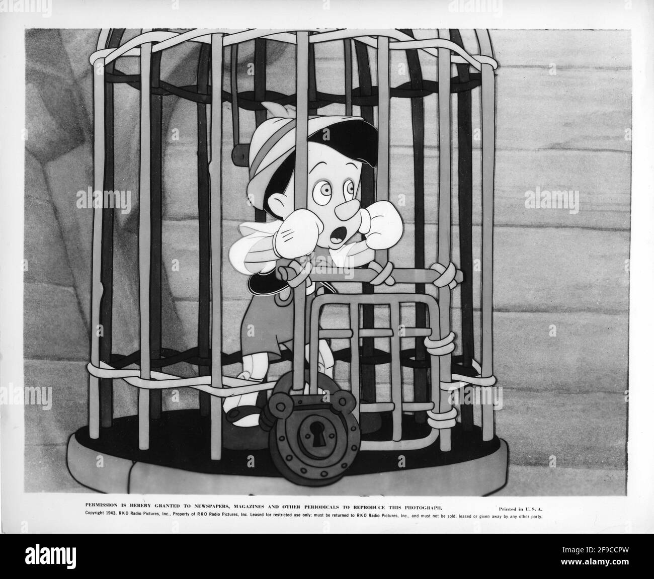 Disney pinocchio Black and White Stock Photos & Images - Alamy