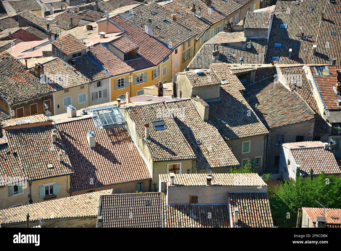 Provençal style with Lombardian influence clay tile rooftops in ...