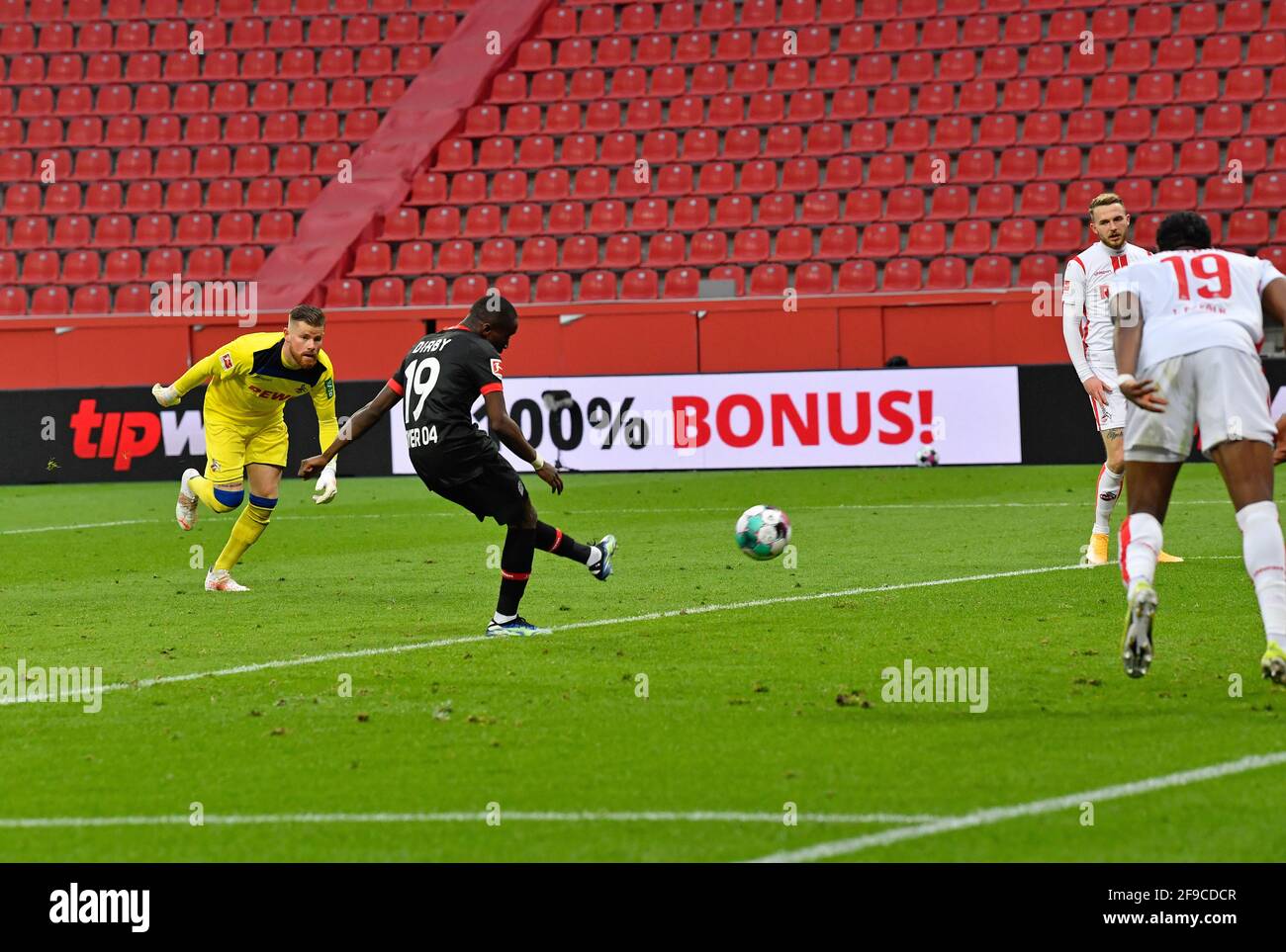 Leverkusen, Germany. 17th Apr, 2021. Soccer: Bundesliga, Matchday 29 ...