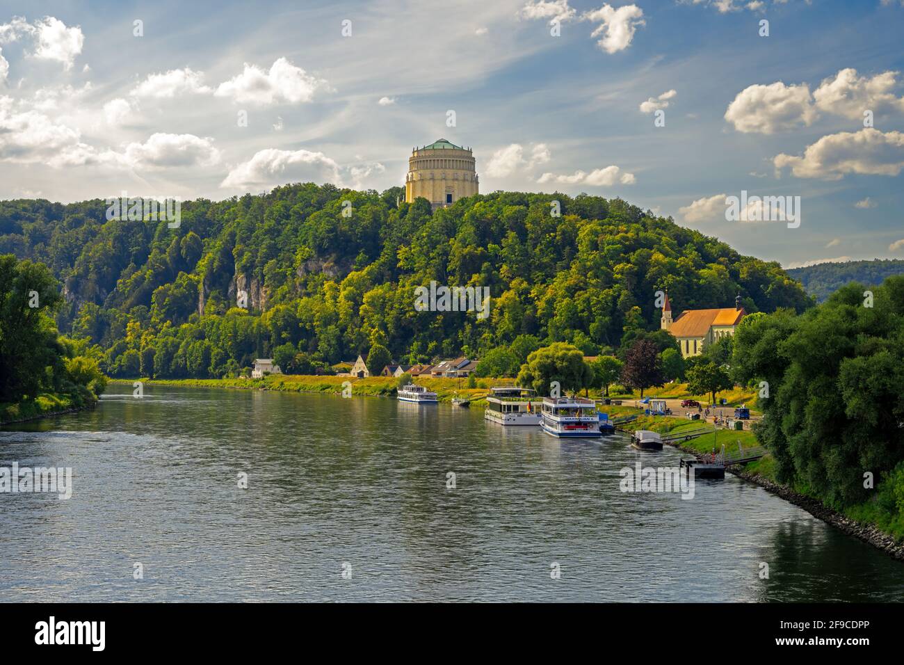 KEHLHEIM, GERMANY - JULY 23: The Befreiungshalle (Hall of liberation ...