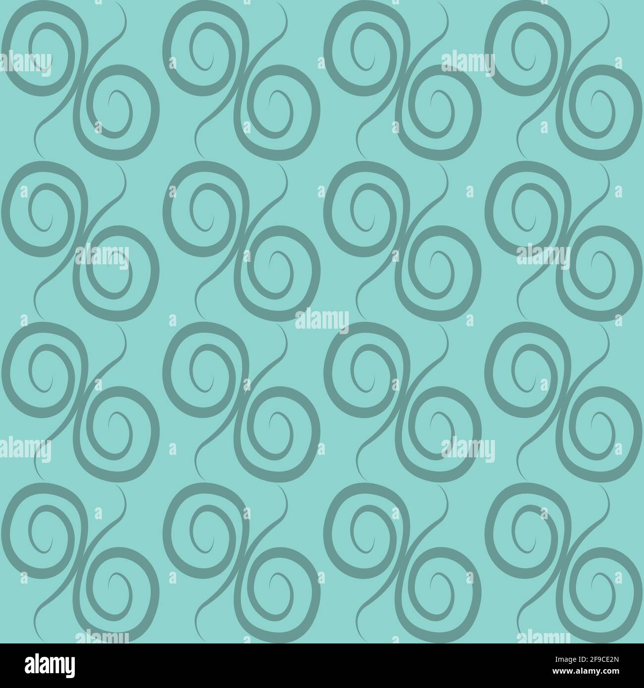 Seamless texture, pattern on a square background - colored curls ...