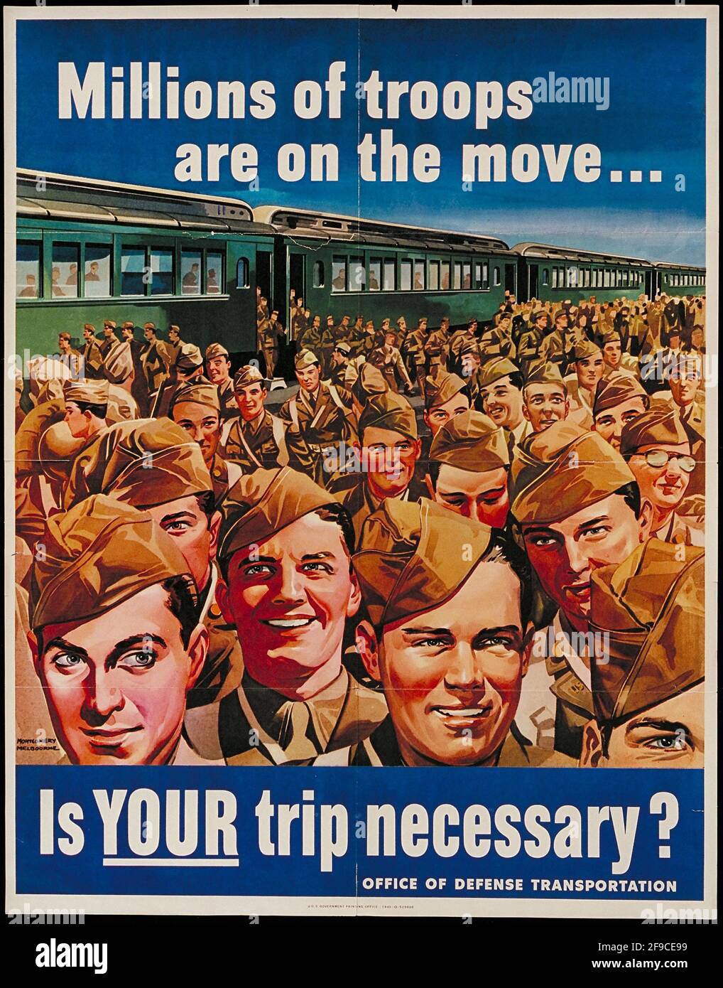 An American WW2 public information poster about saving fuel by ...