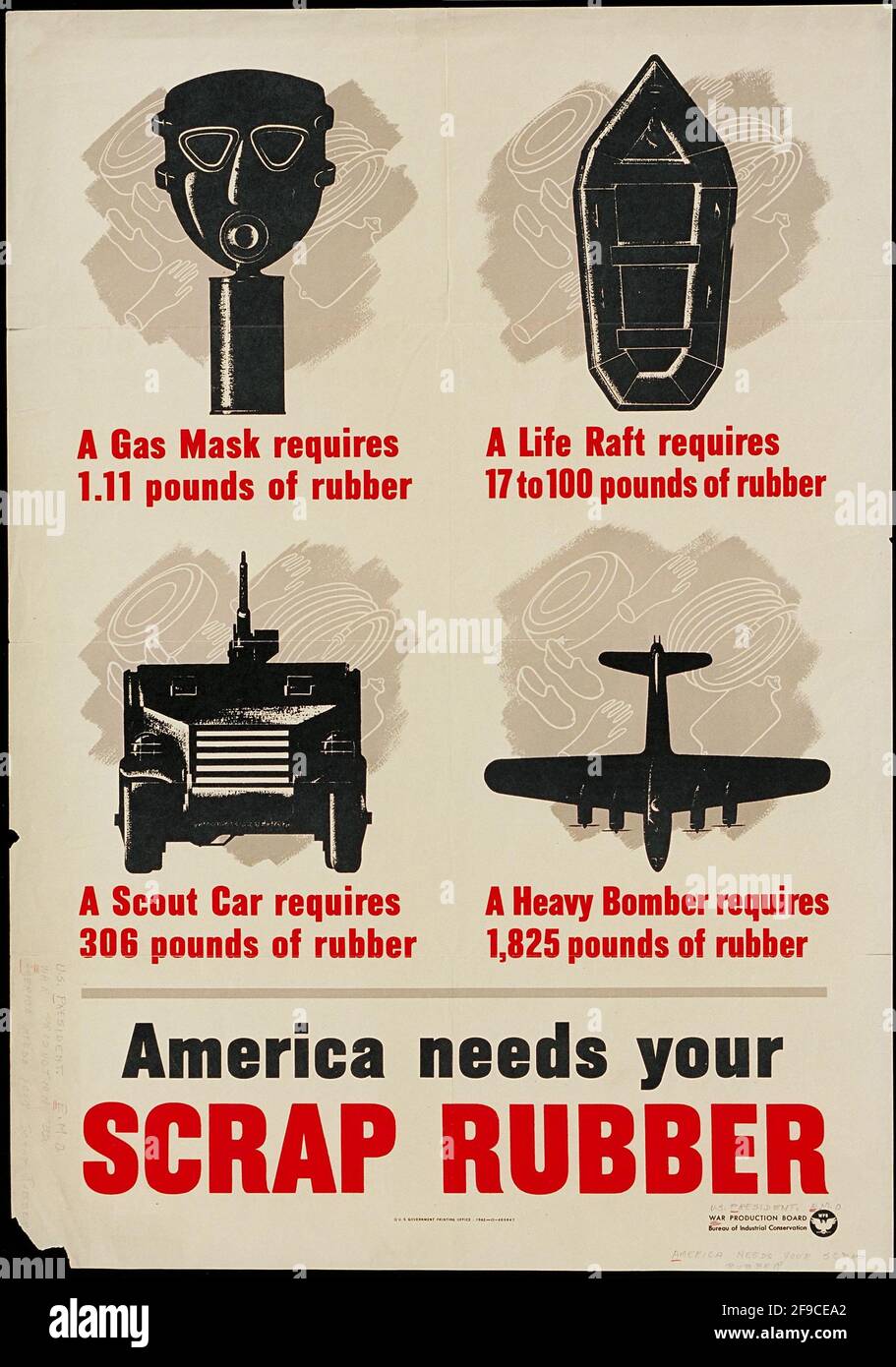 American world war two scrap hi-res stock photography and images - Alamy