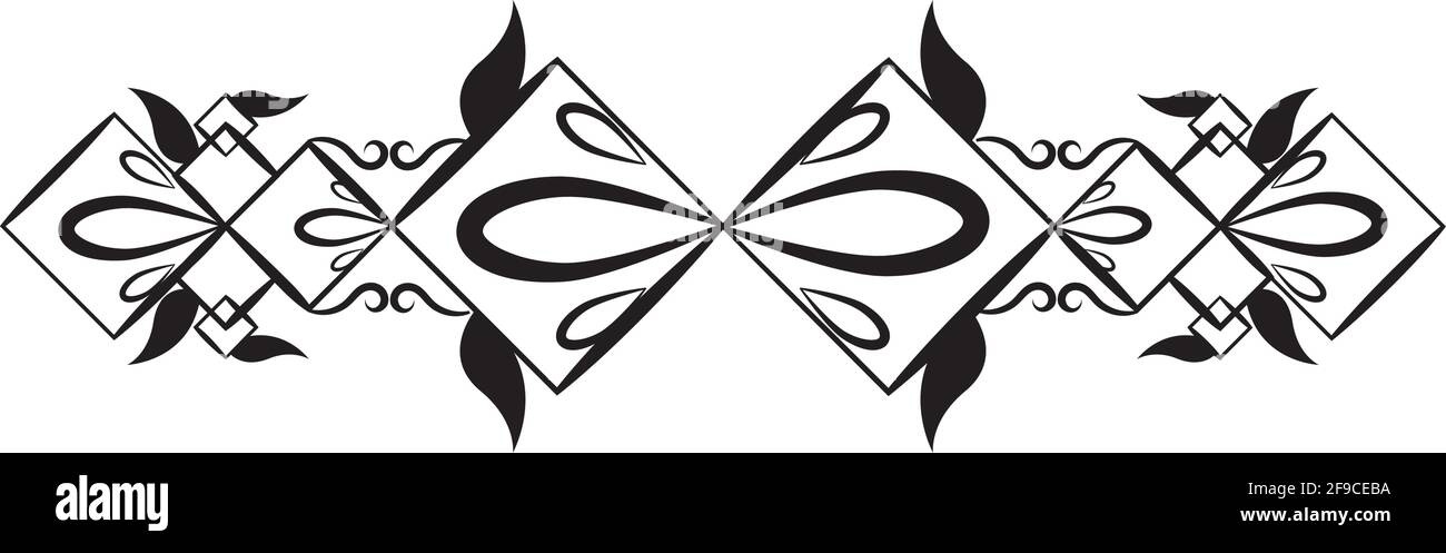 Isolated arabesque pattern. Vintage ornament - Vector illustration ...