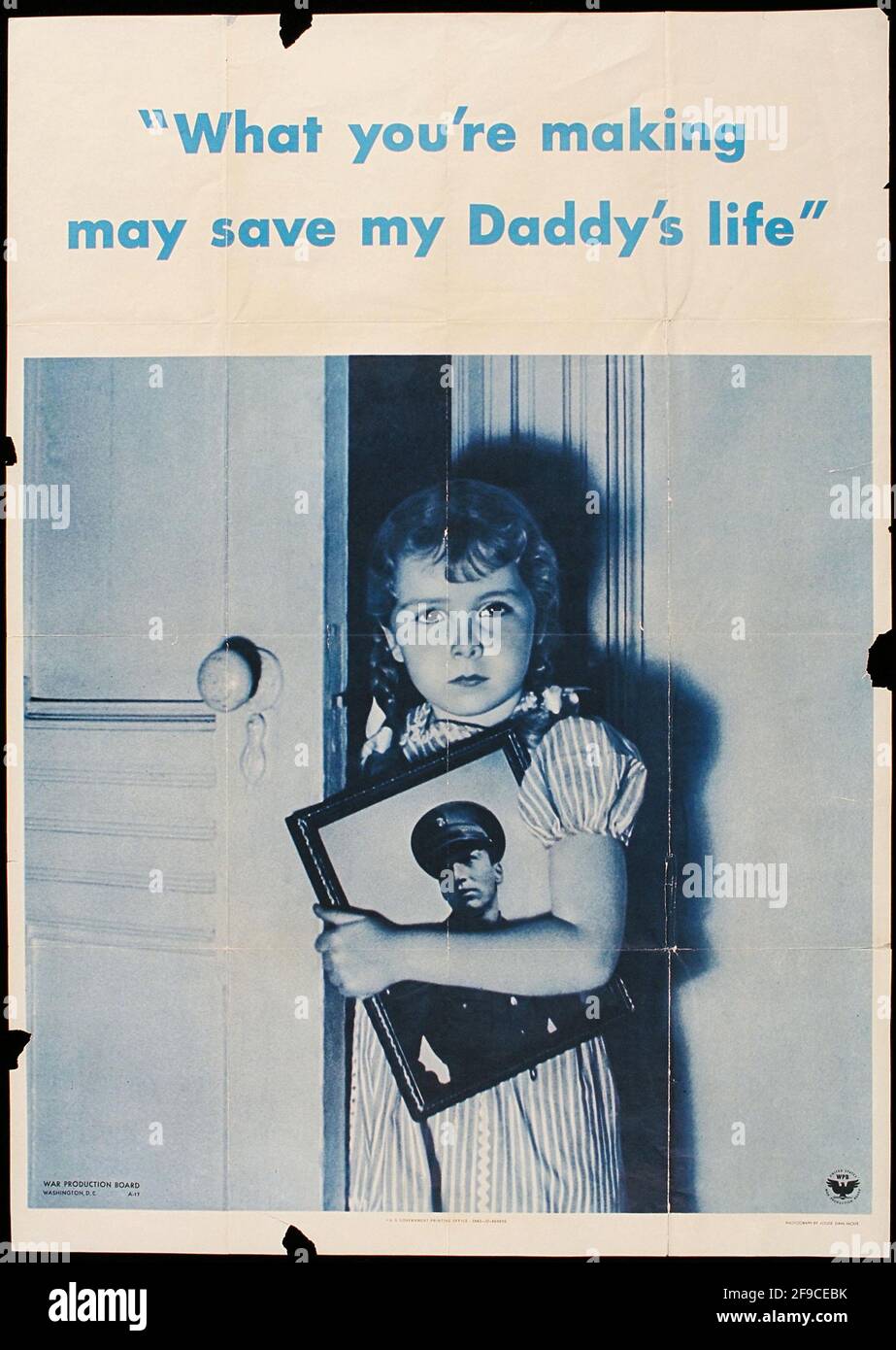 An American WW2 poster about increasing production in the war effort ...