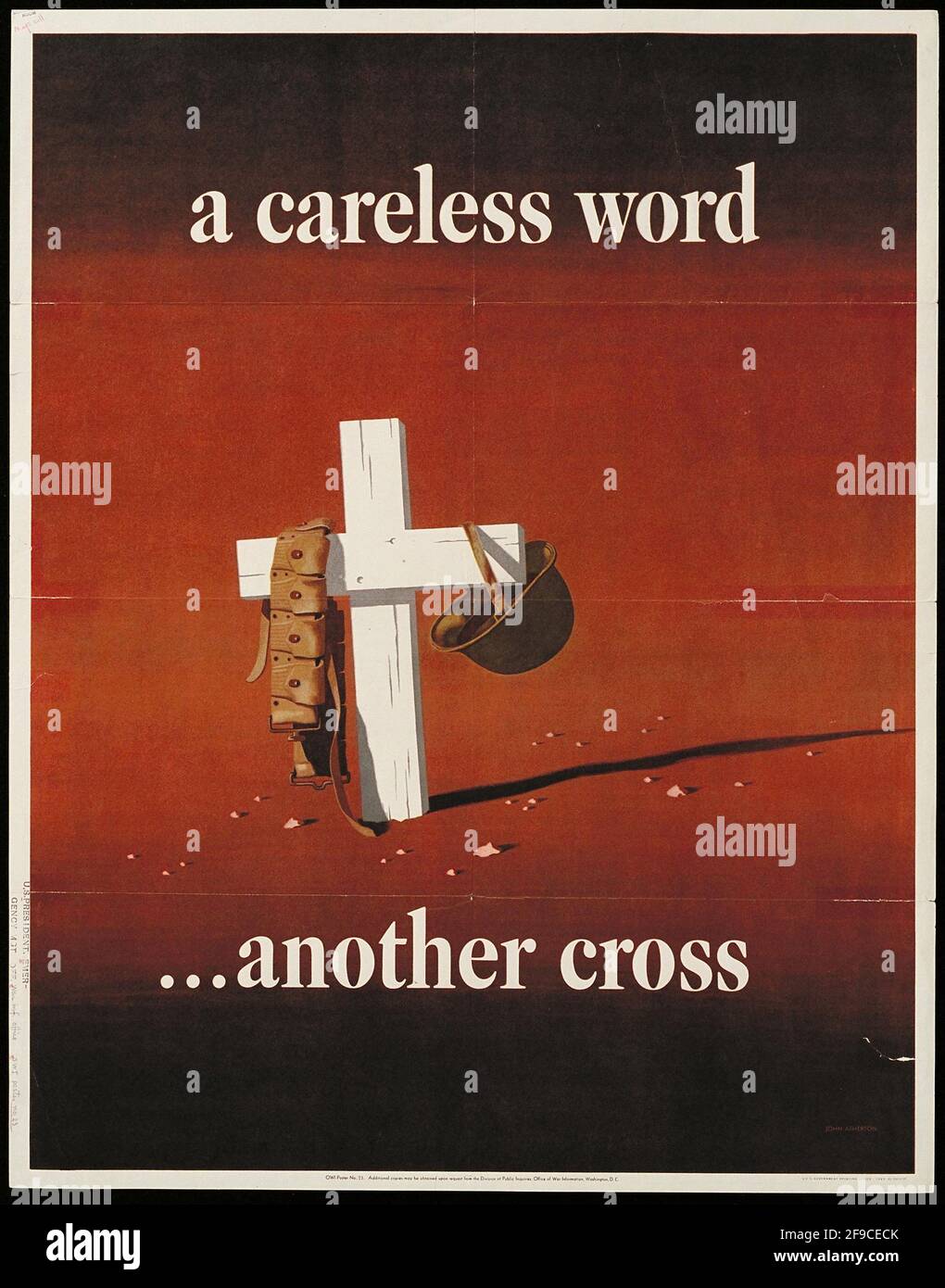 American propaganda information poster ww2 hi-res stock photography and images - Alamy