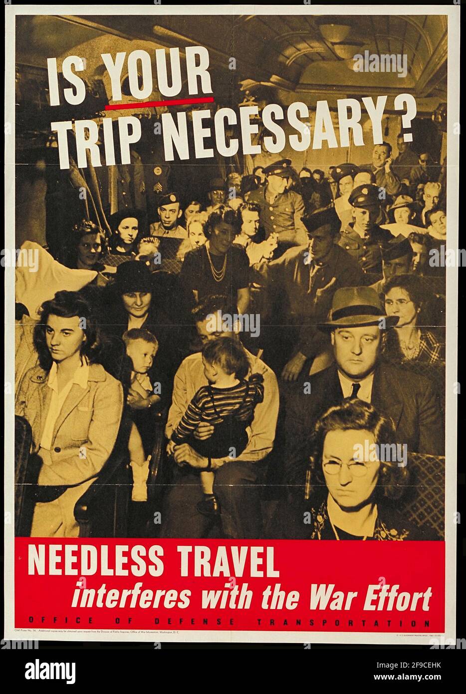 An American WW2 public information poster about saving fuel by ...