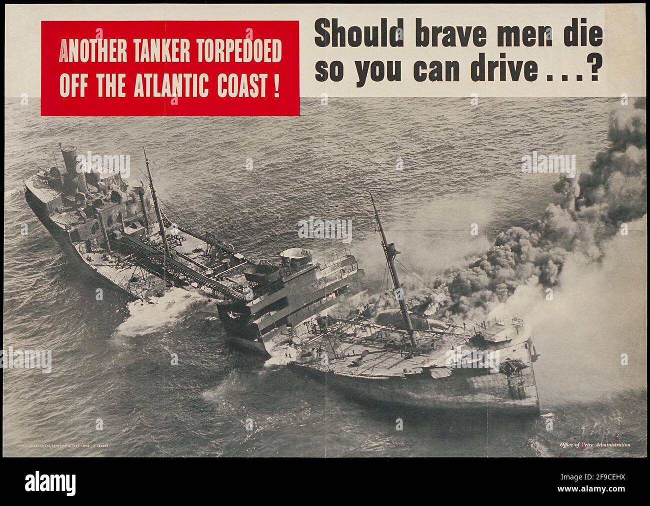 An American WW2 public information poster about saving fuel by ...