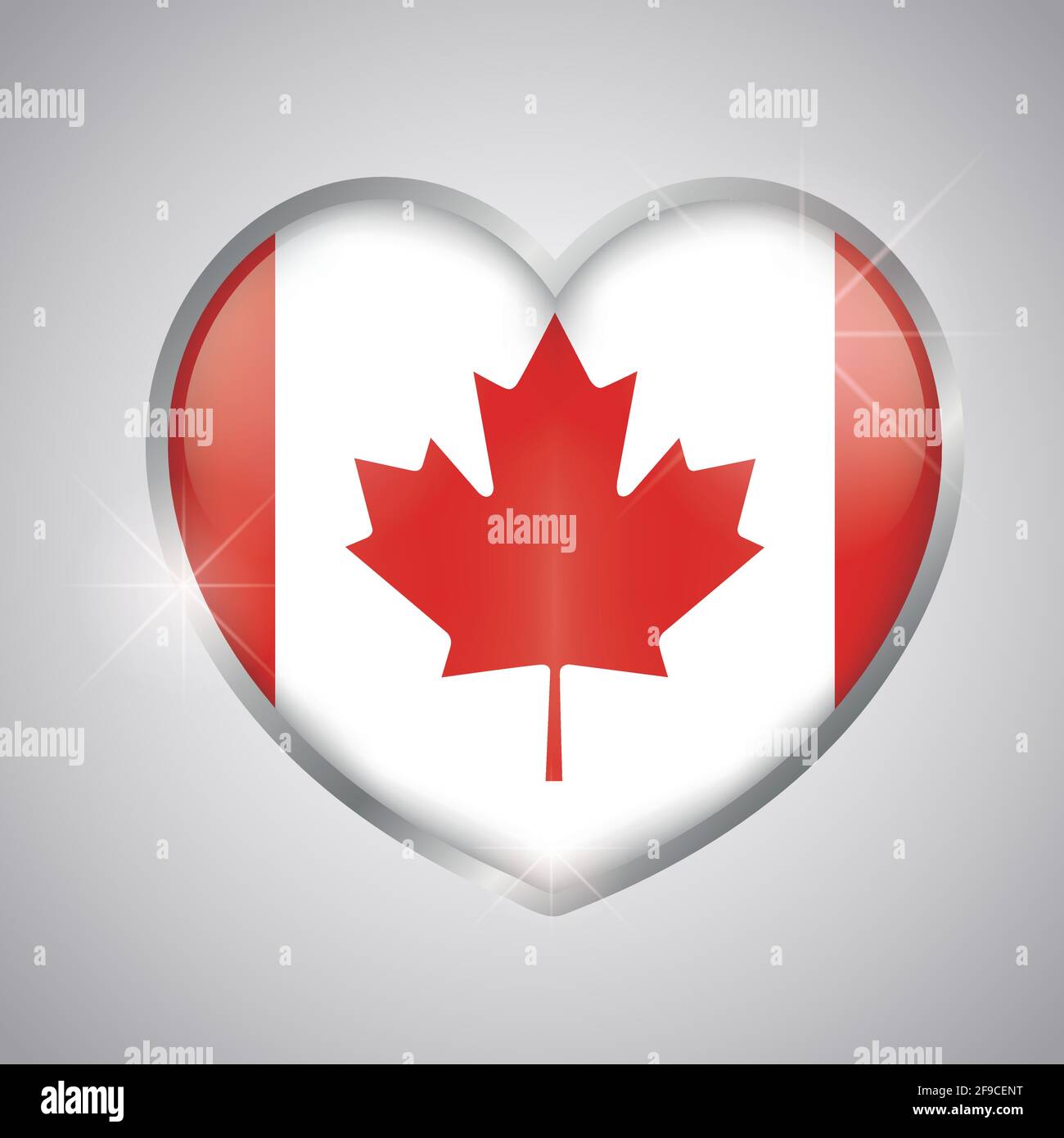 Canada heart Stock Vector Images - Alamy