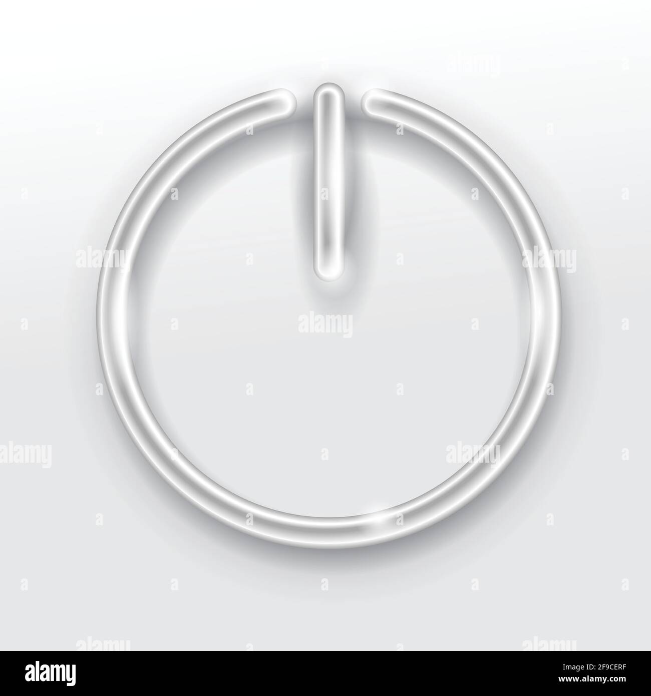 Power off line icon hi-res stock photography and images - Alamy