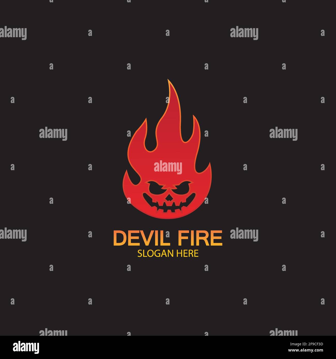 Scary campfire Stock Vector Images - Alamy