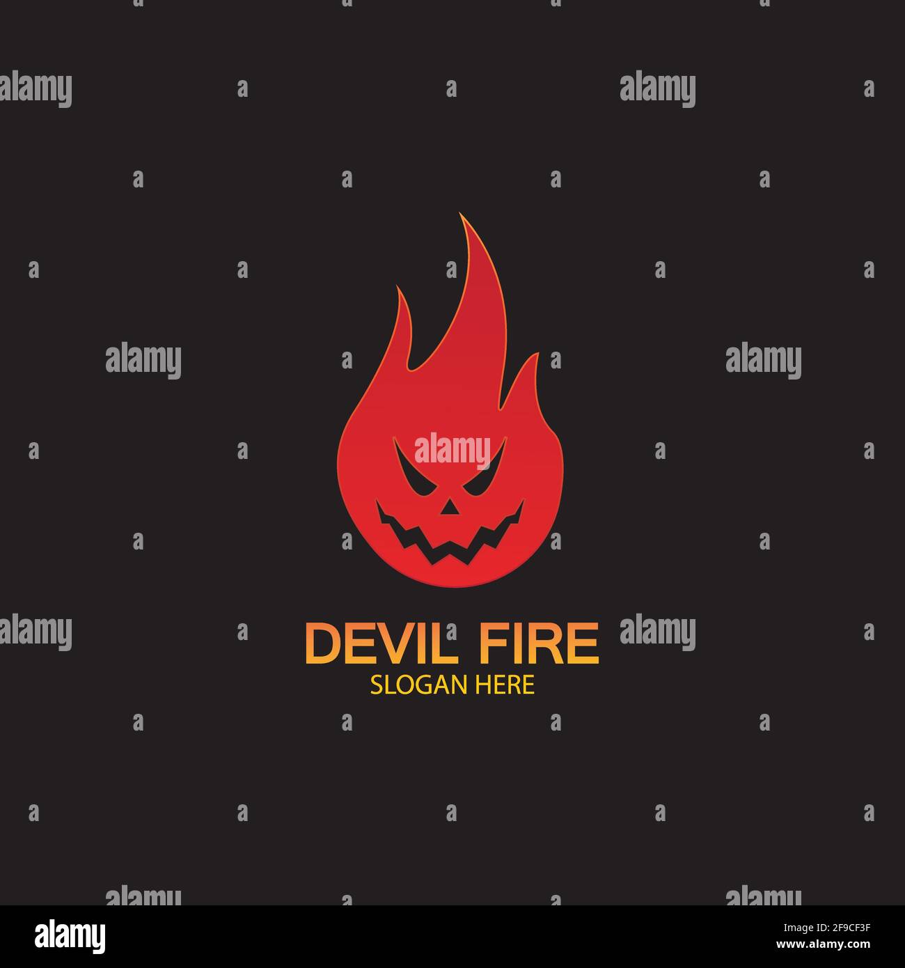 Monster fireball red Stock Vector Images - Alamy