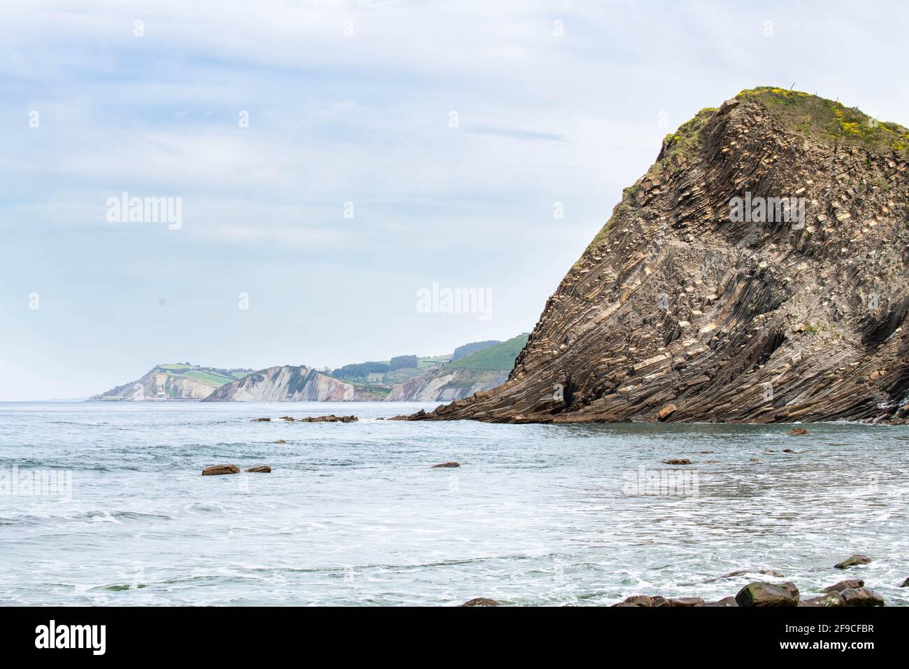 Infinite sequence of ocean cliffs Stock Photo - Alamy