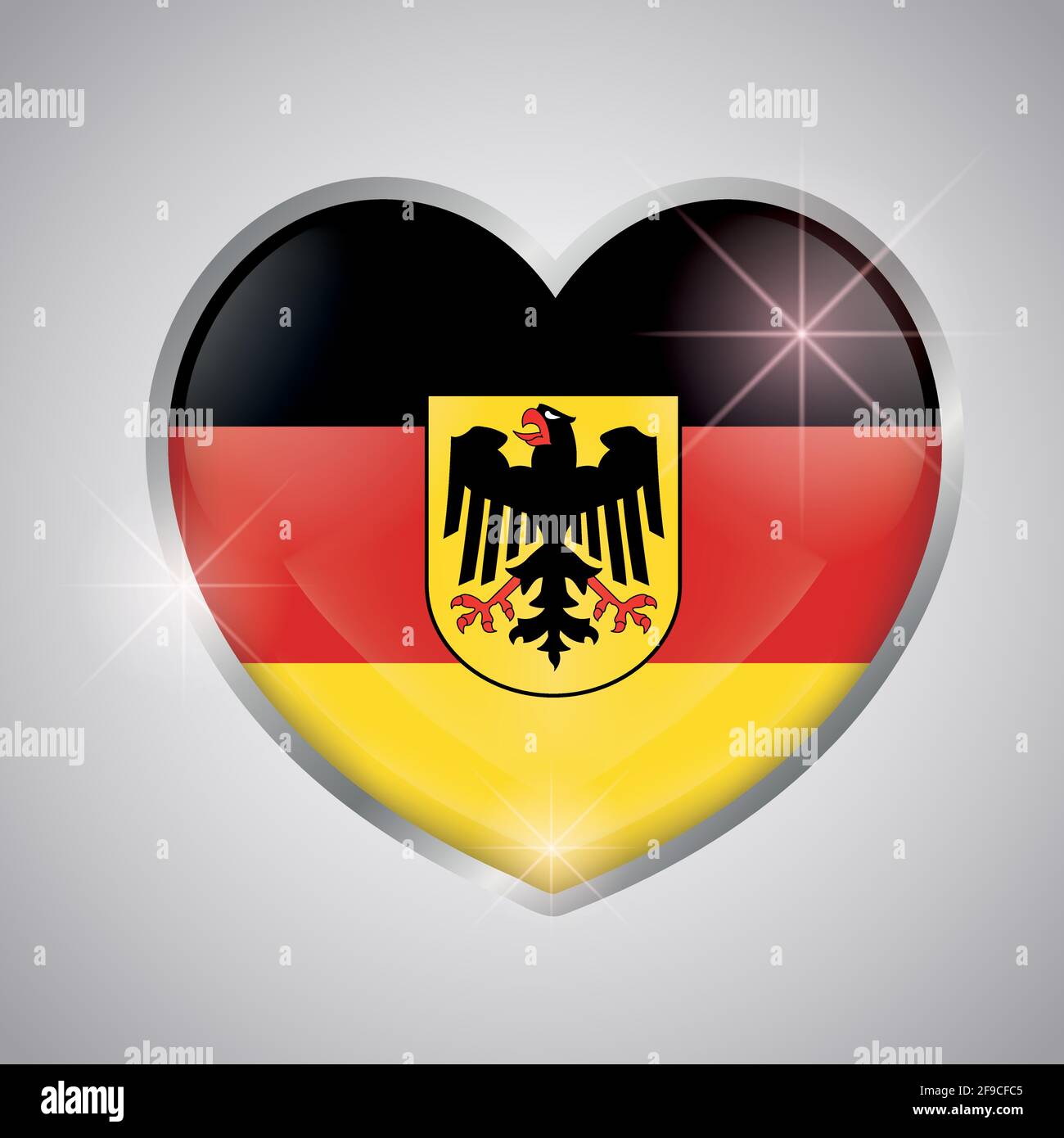 German flag heart Stock Vector Images - Alamy