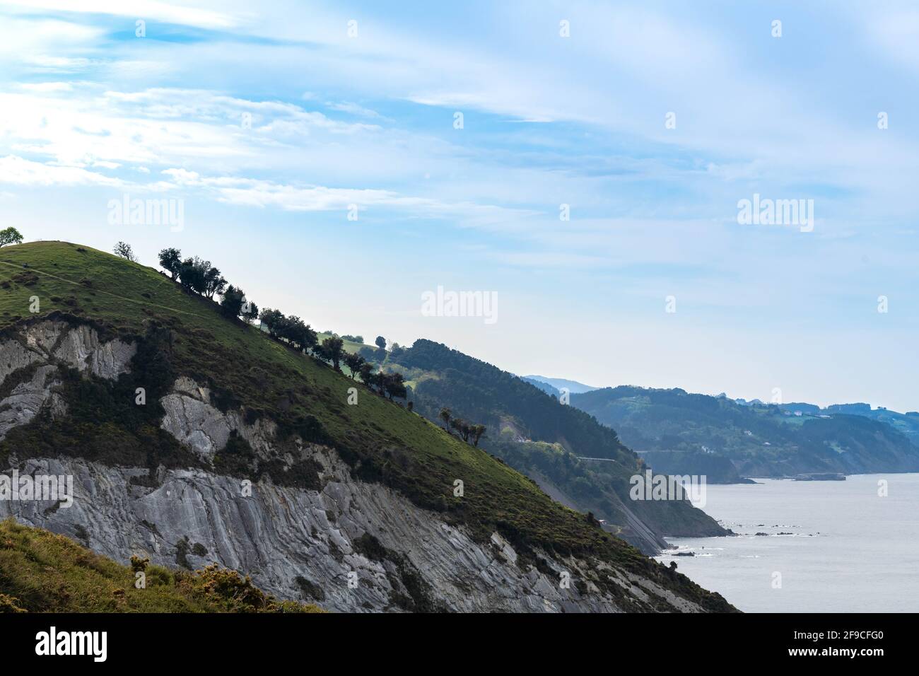 Infinite sequence of ocean cliffs Stock Photo - Alamy