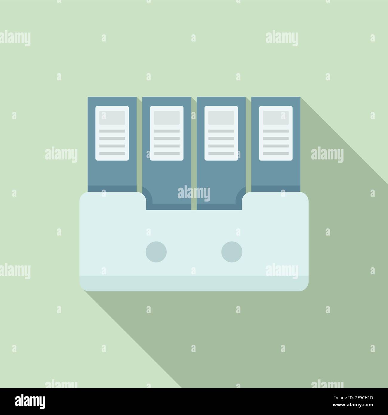 Folder box icon, flat style Stock Vector Image & Art - Alamy