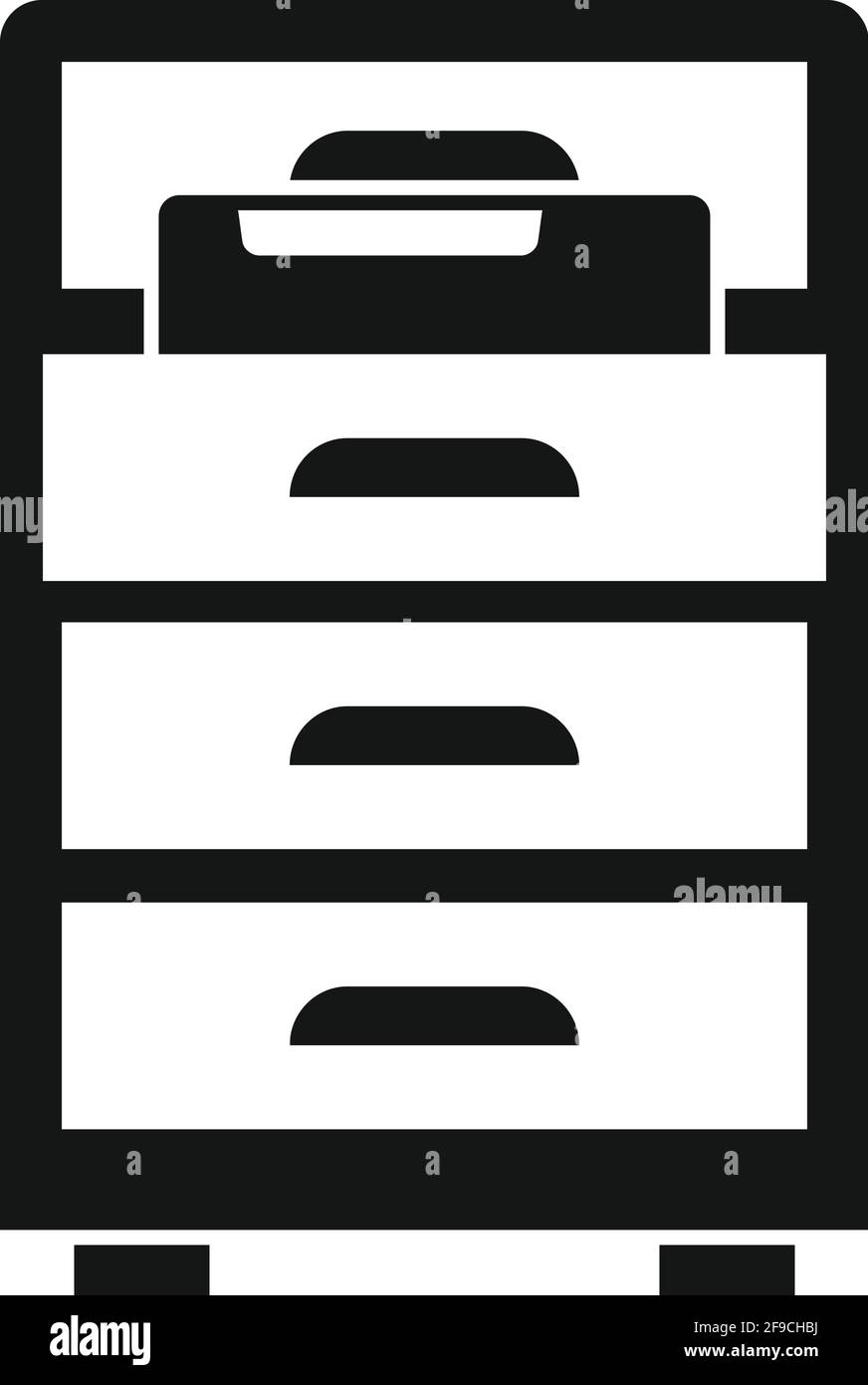 Drawer folder documents icon, simple style Stock Vector Image & Art - Alamy